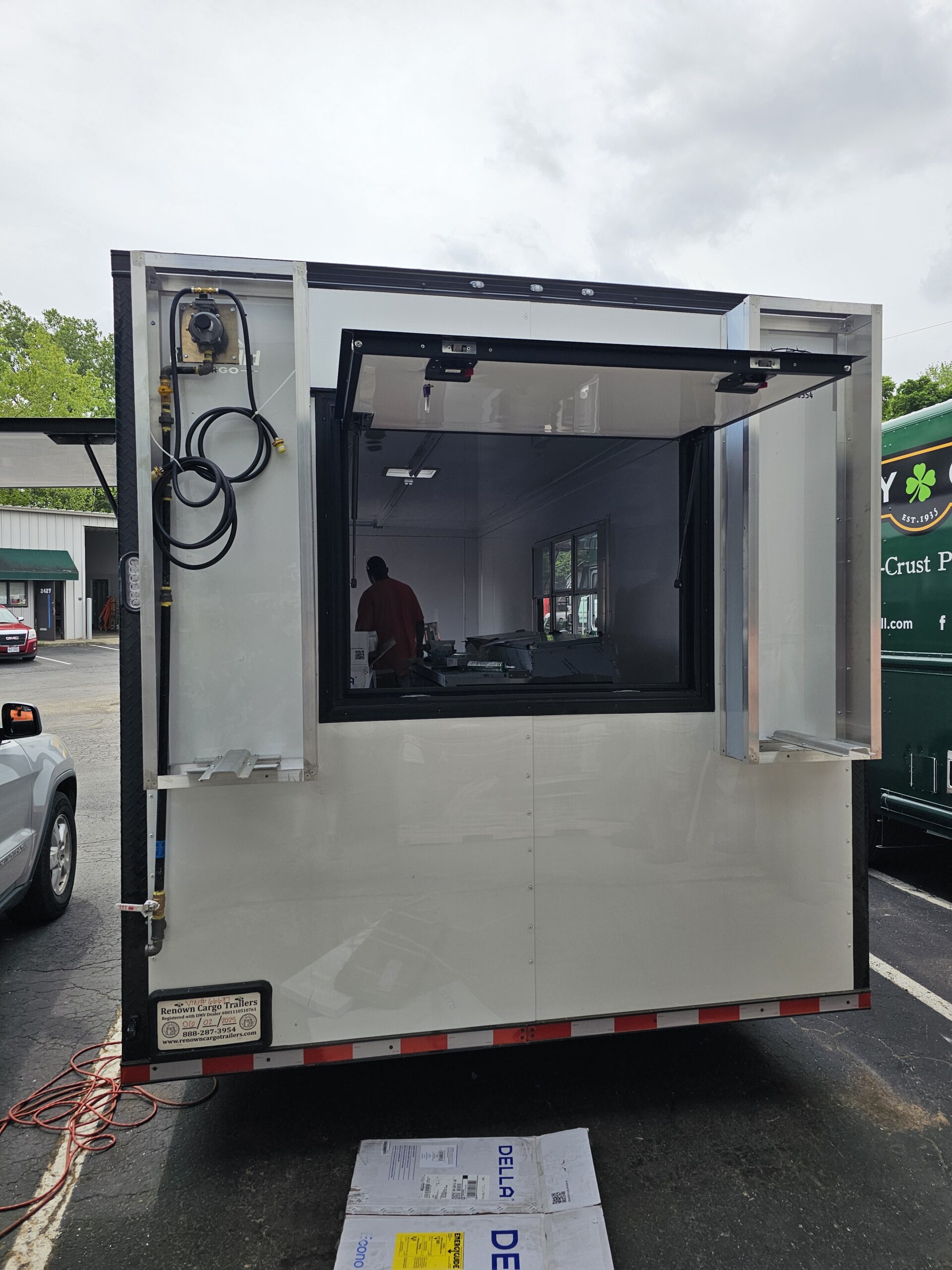 New Food Trailer with Rear Service Window - Titan Trucks Manufacturing