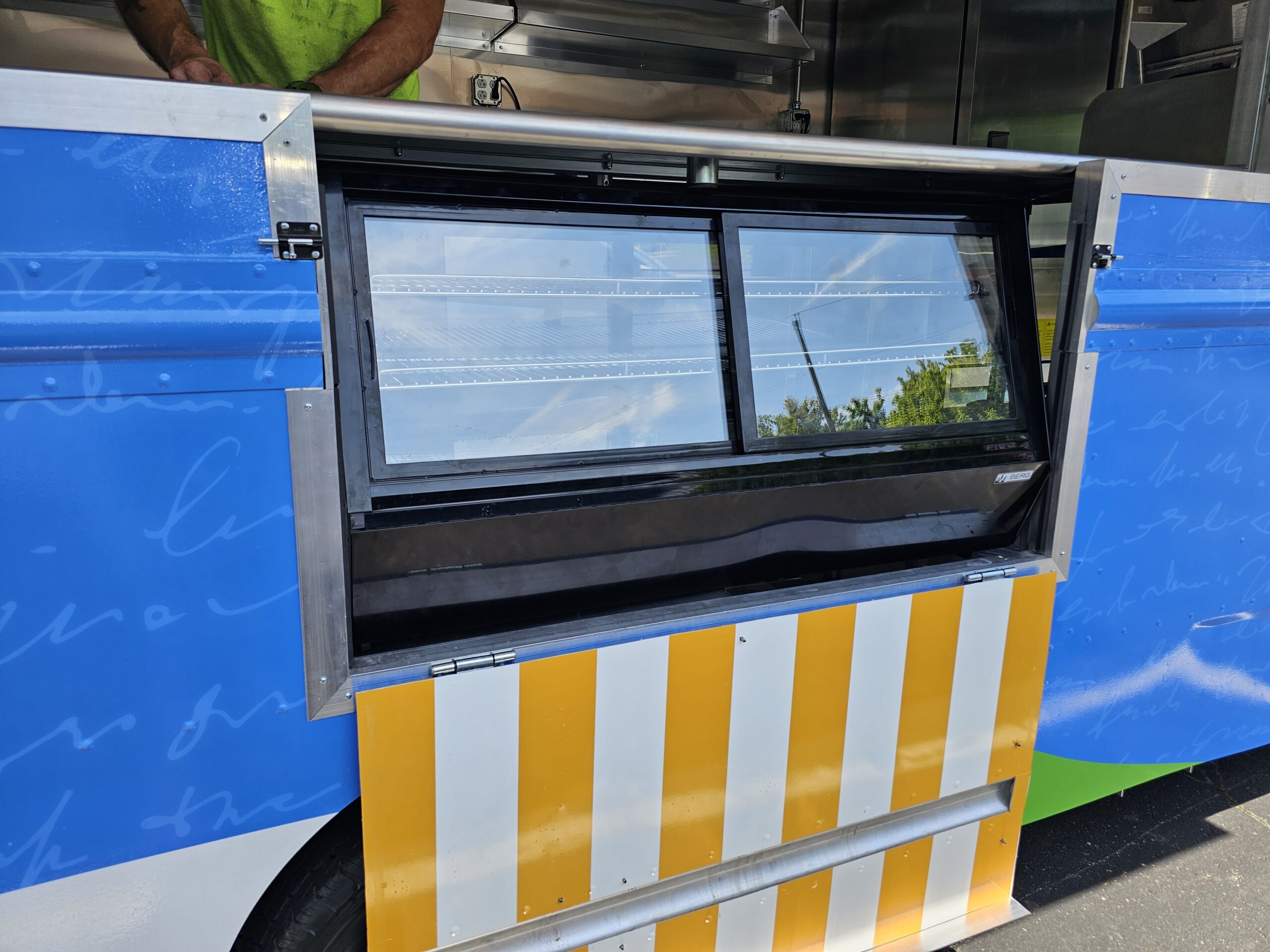 Food Truck Service Window with Refrigerated Display Case - Titan Trucks ...